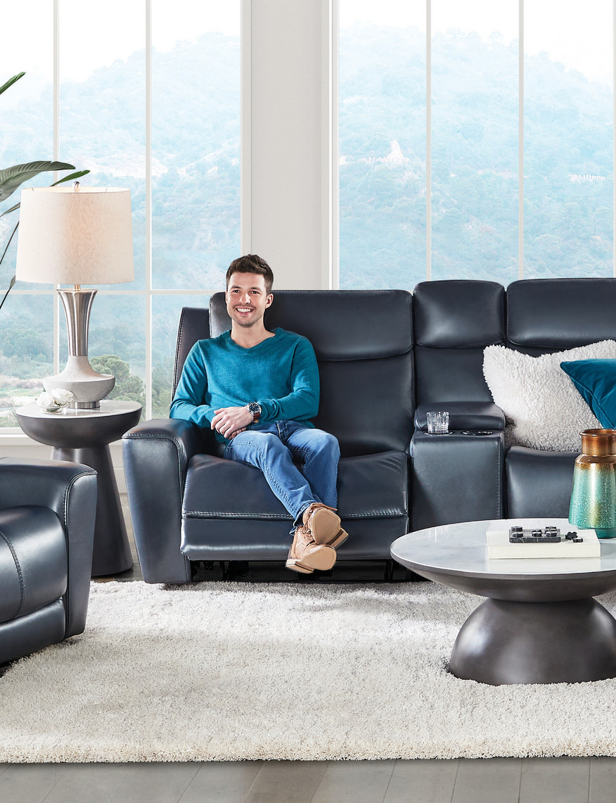 Kuka leather reclining sectional store